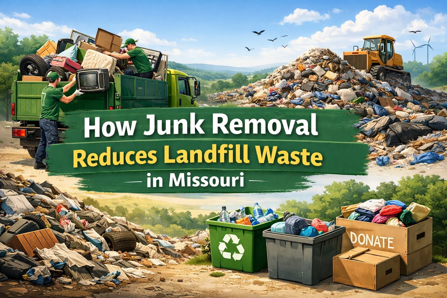 How Junk Removal Reduces Landfill Waste in Missouri | 2026 Guide